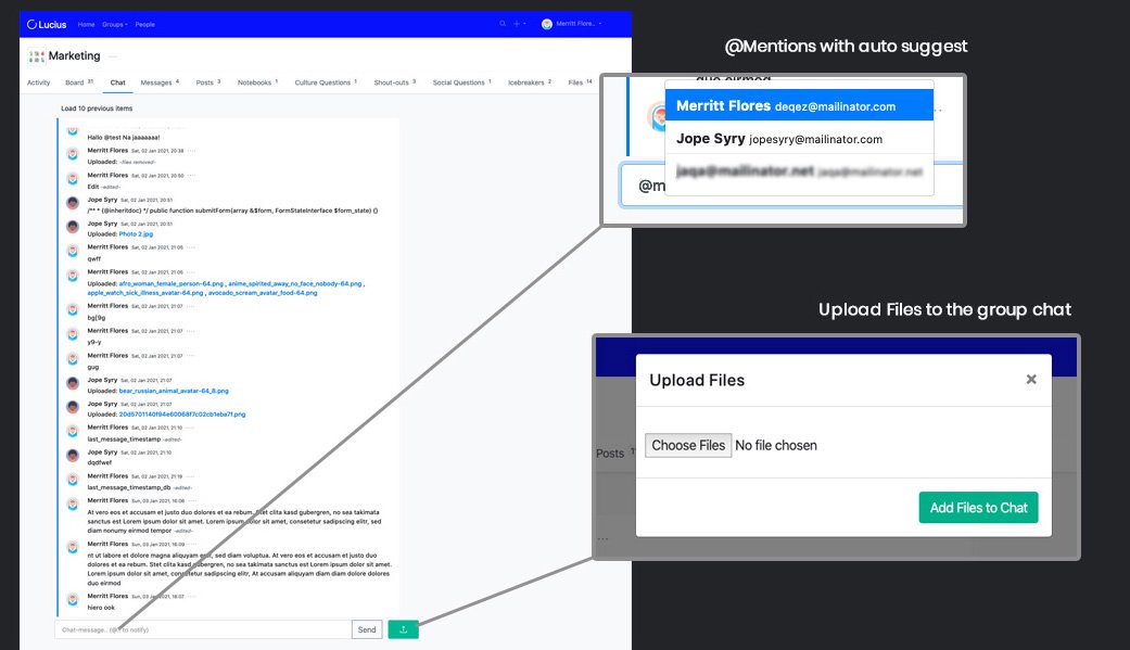 Building realtime group chats in Drupal | Lucius Digital
